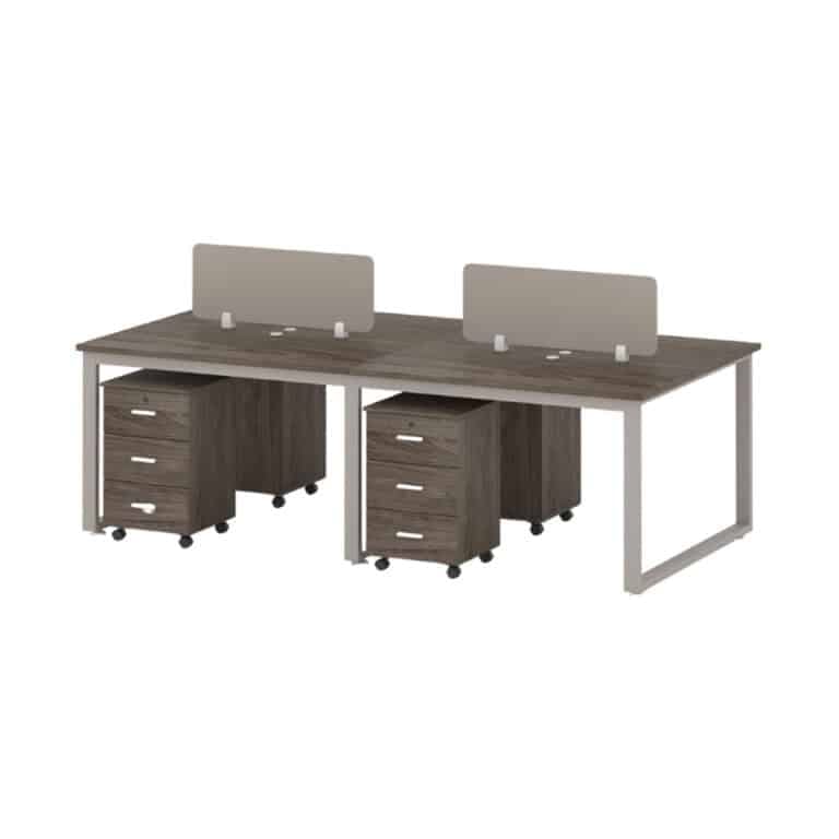 Cubicle Single Line Fixing Office Workstation